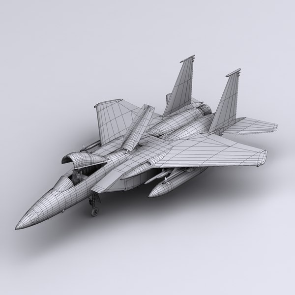 f-15 eagle fighter f-15c 3d model