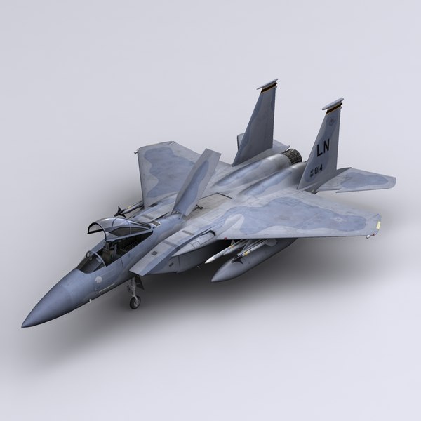 f-15 eagle fighter f-15c 3d model
