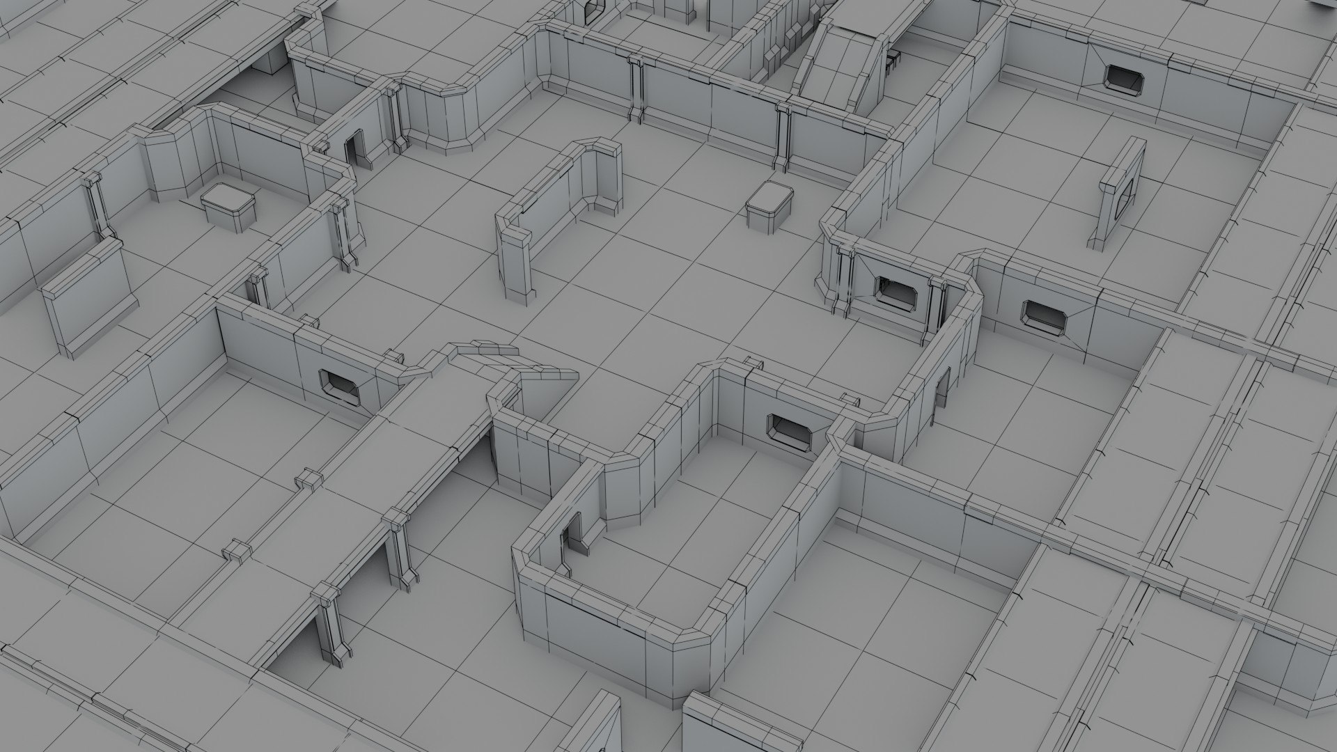 3D Modular RPG Game Environment - Low Poly - PBR - GameReady Model ...