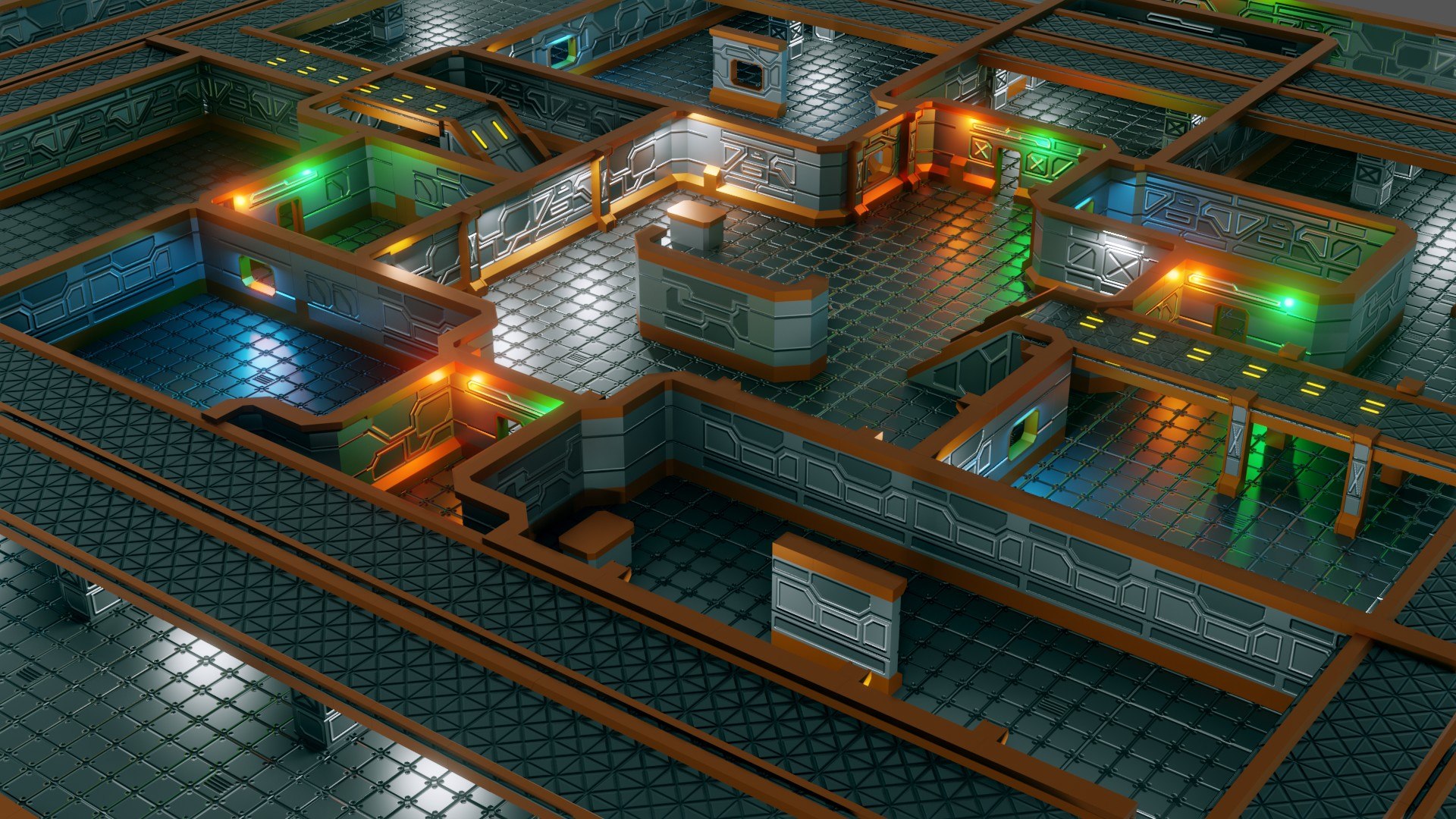 3D Modular RPG Game Environment - Low Poly - PBR - GameReady Model ...