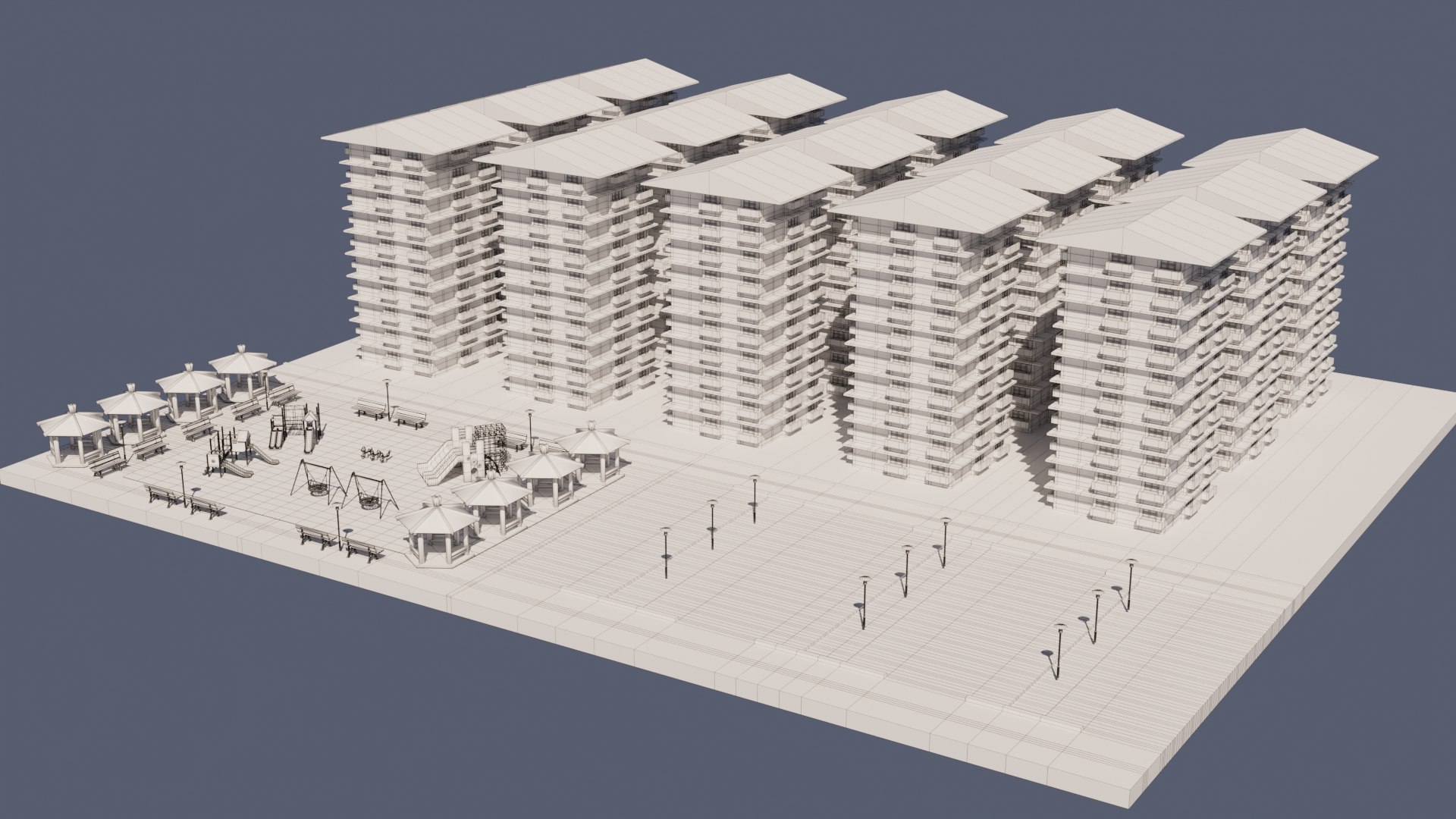 3D Buildings model - TurboSquid 1726674