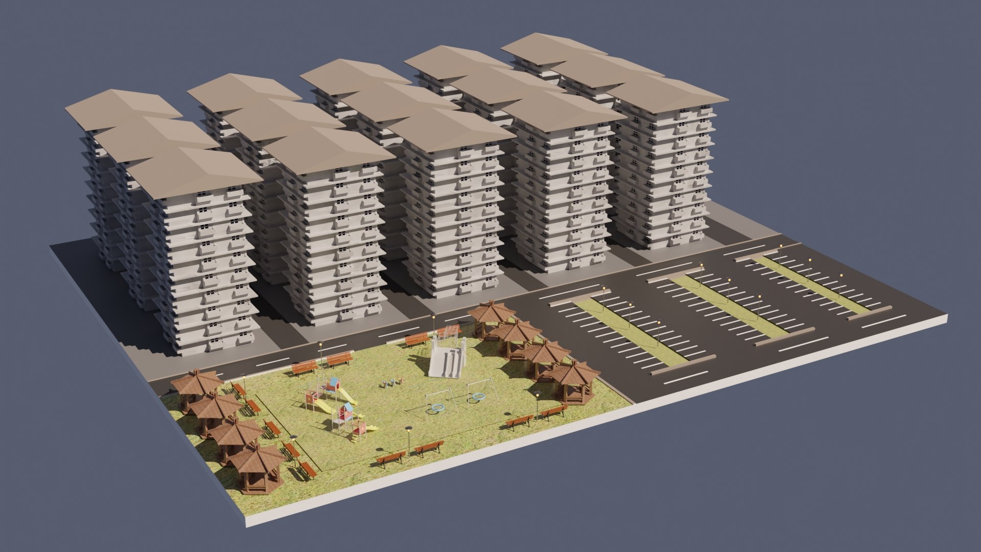 3D Buildings model - TurboSquid 1726674