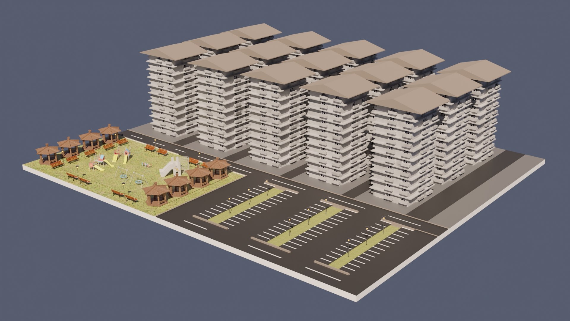 3D Buildings model - TurboSquid 1726674