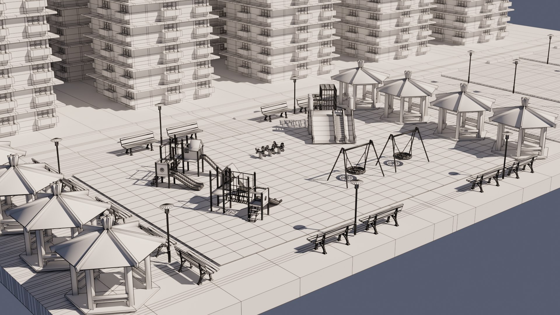 3D Buildings model - TurboSquid 1726674