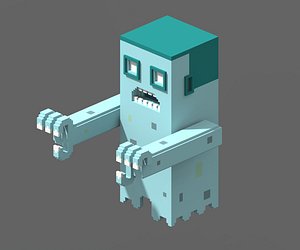 Voxel zombi model - TurboSquid 1337398