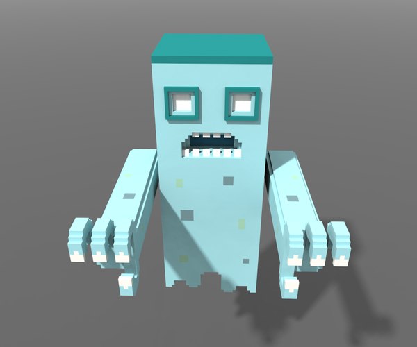 modelo 3d Voxel Ghost - TurboSquid 1342664