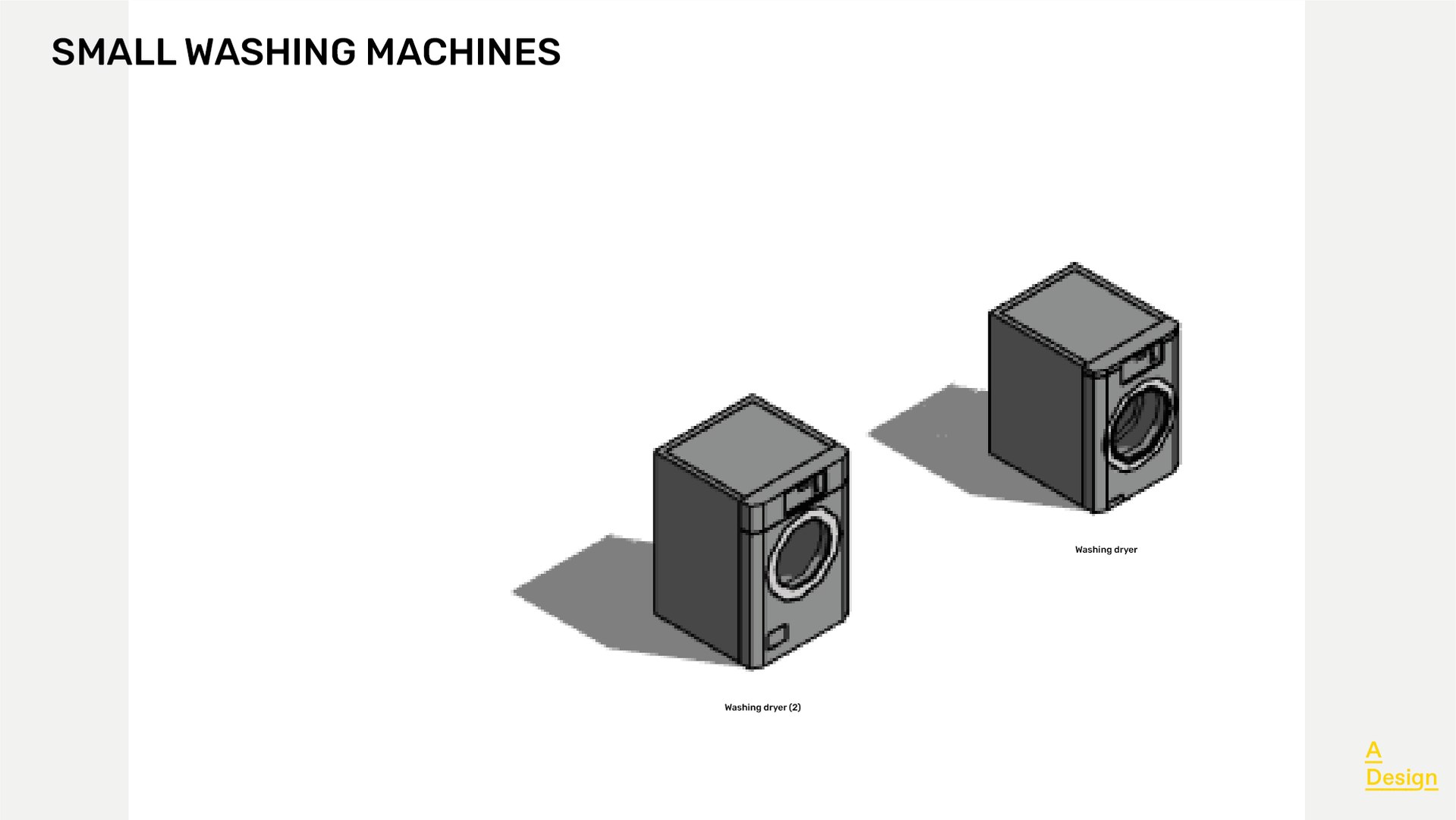 Washing Machines - Pack Of Revit Families 3D - TurboSquid 2017245