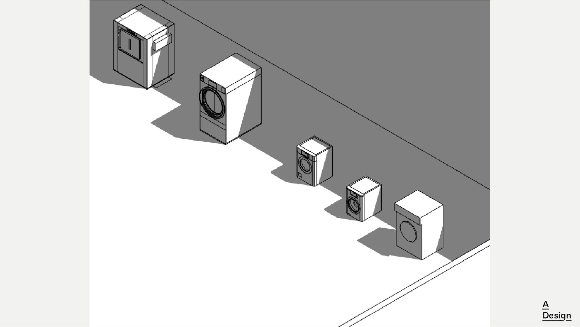 Washing Machines - Pack Of Revit Families 3D - TurboSquid 2017245