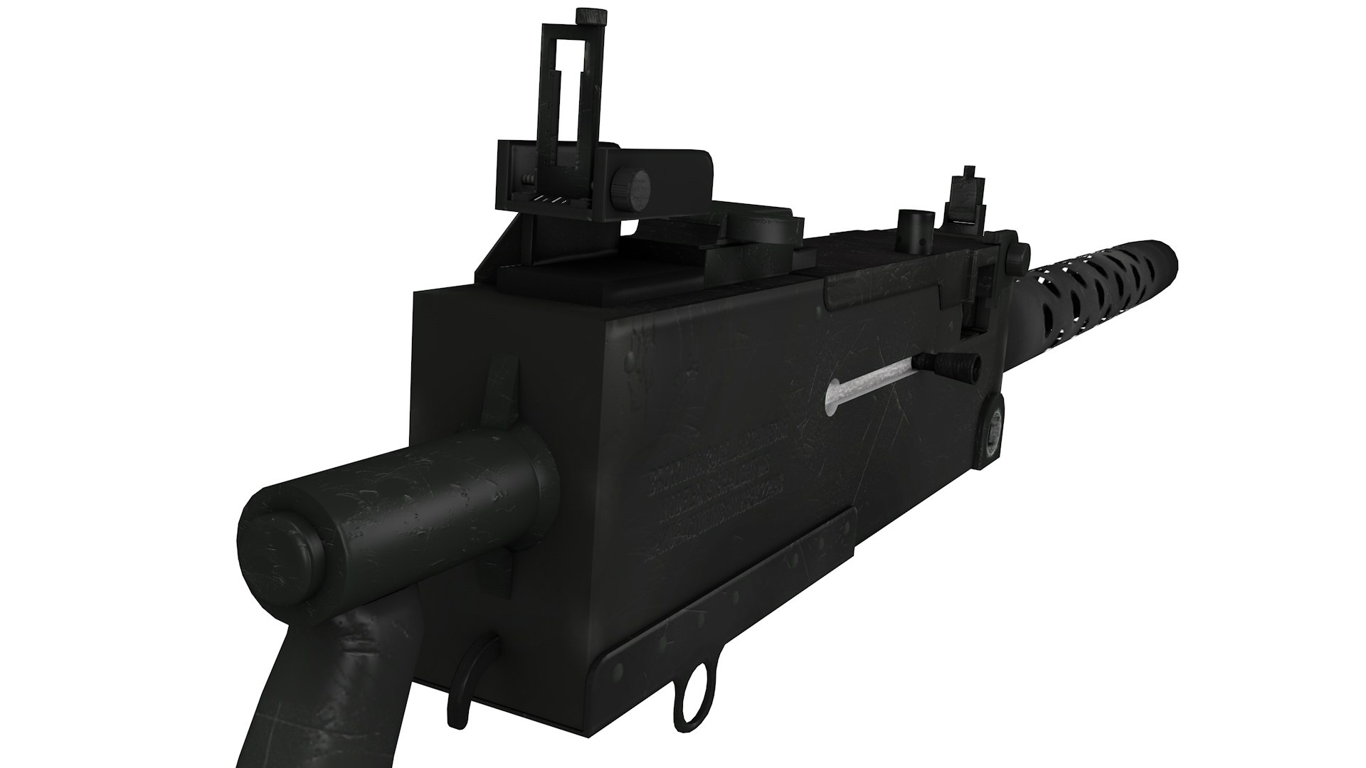 Browning M1919a4 Machine Gun 3D Model - TurboSquid 1161524