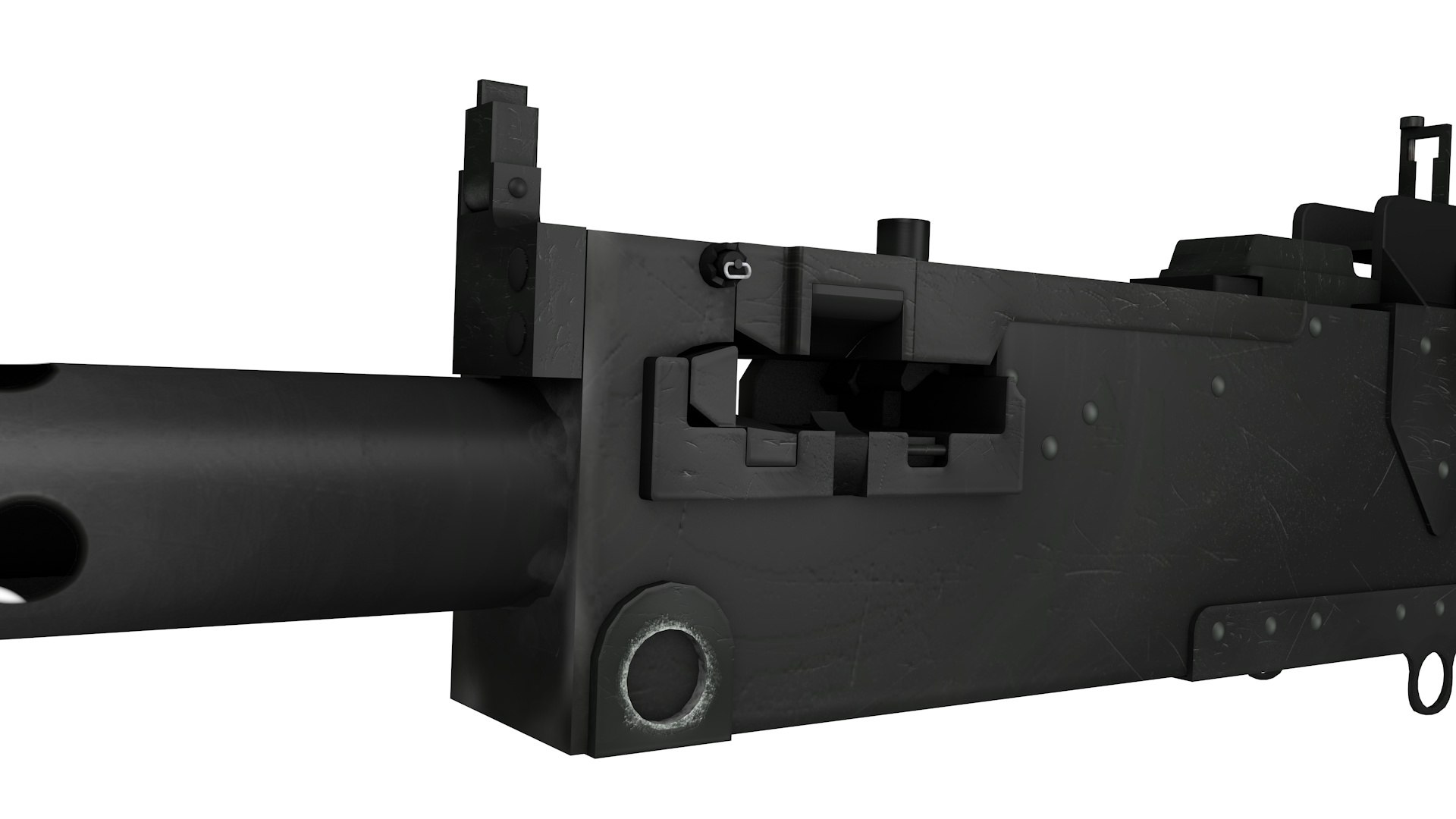 Browning M1919a4 Machine Gun 3D Model - TurboSquid 1161524