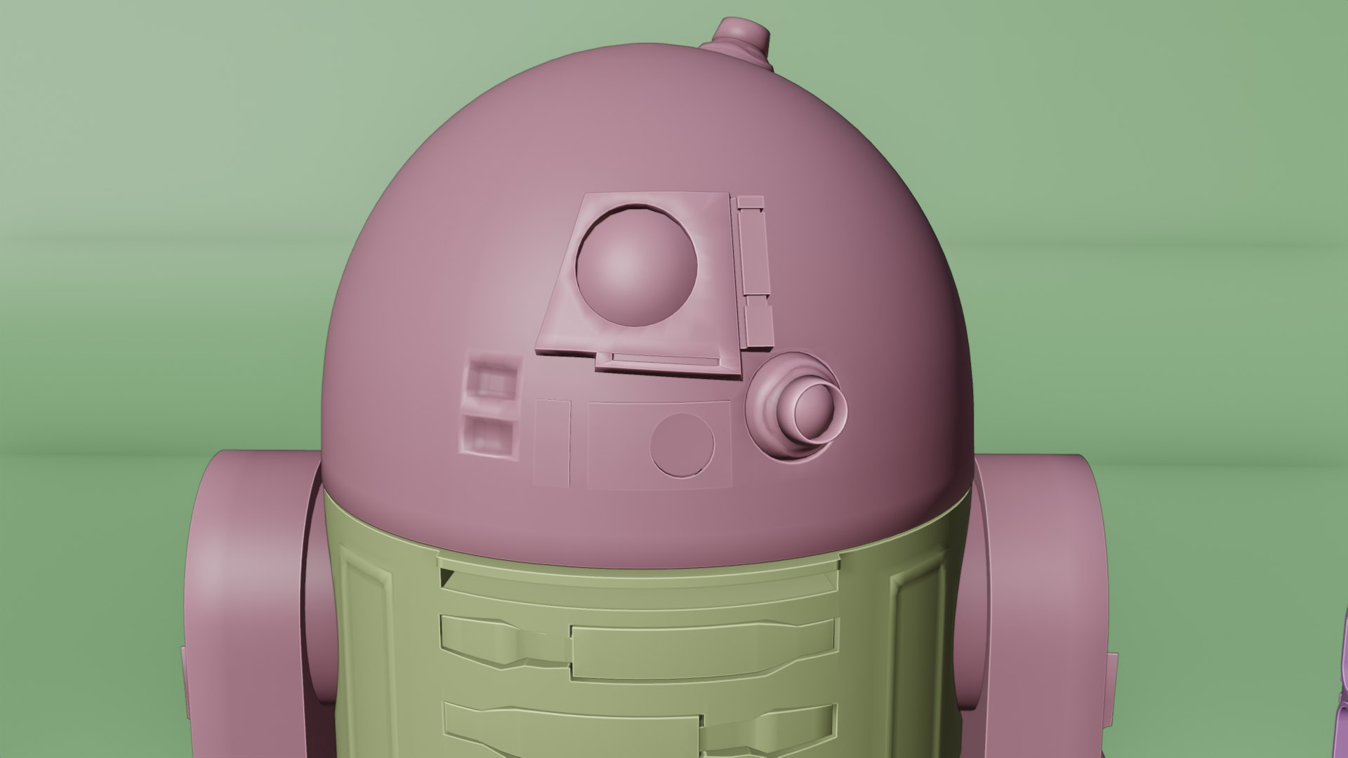 3D Low Poly R2-D2 -Rigged And Textured Low-poly - TurboSquid 2144739