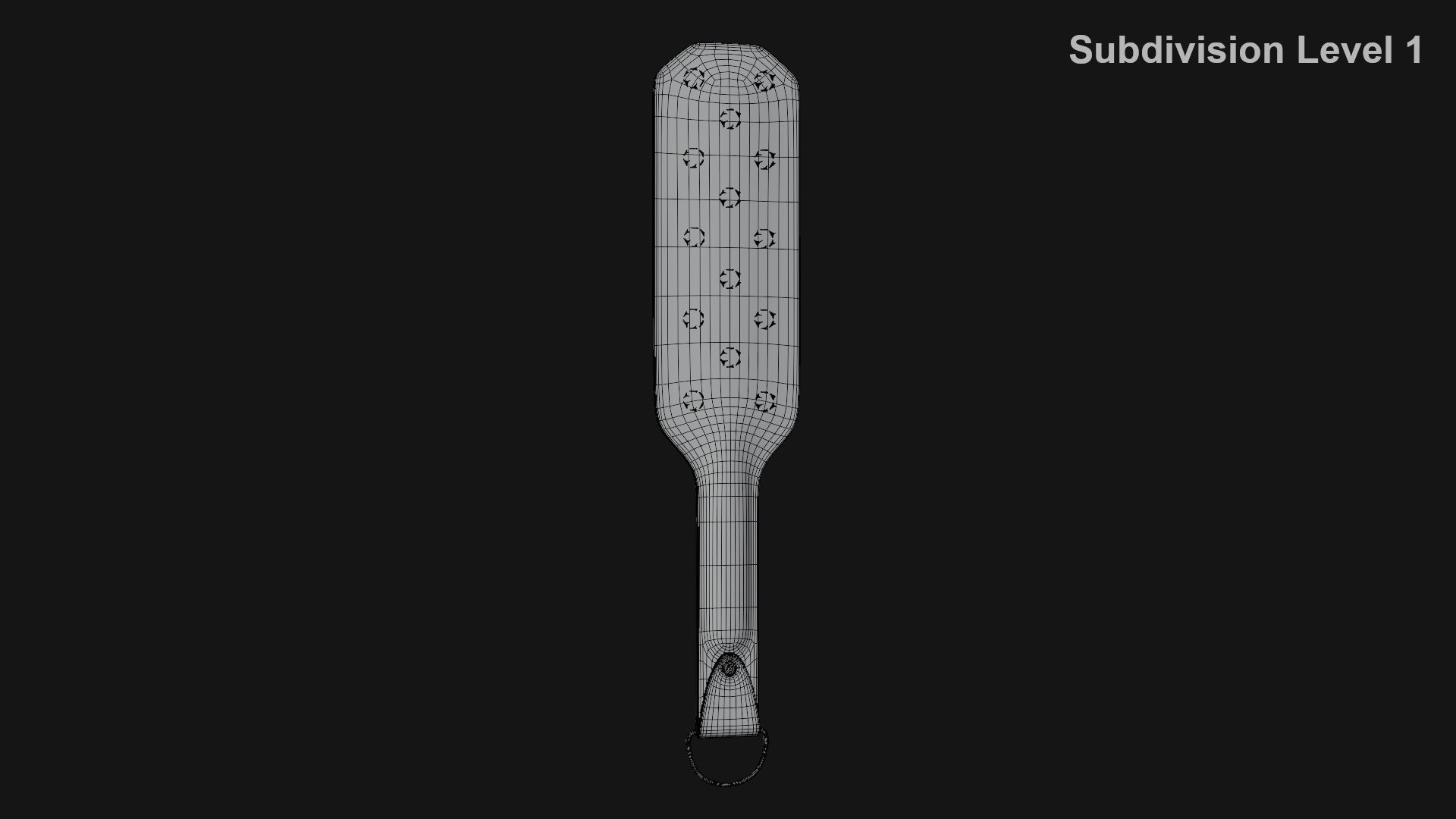 Spiked Paddle 3D - TurboSquid 1911328
