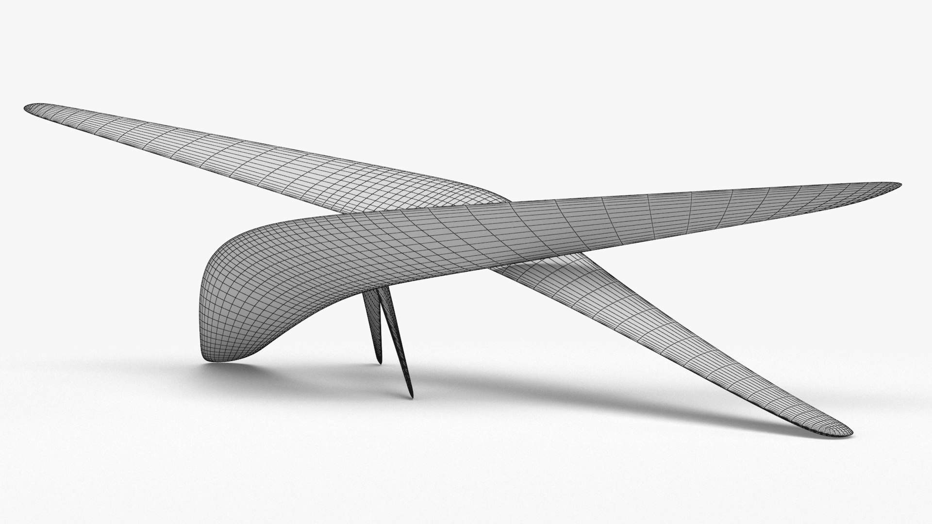 3D Modern Abstract Boomerang Sculpture - TurboSquid 2284316