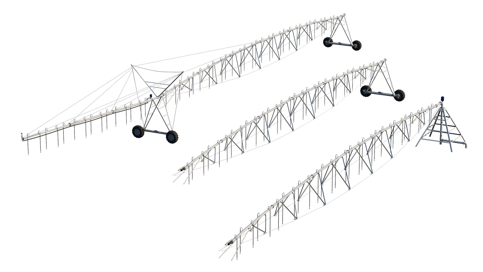 Center Pivot Irrigation 3D Model - TurboSquid 1523086