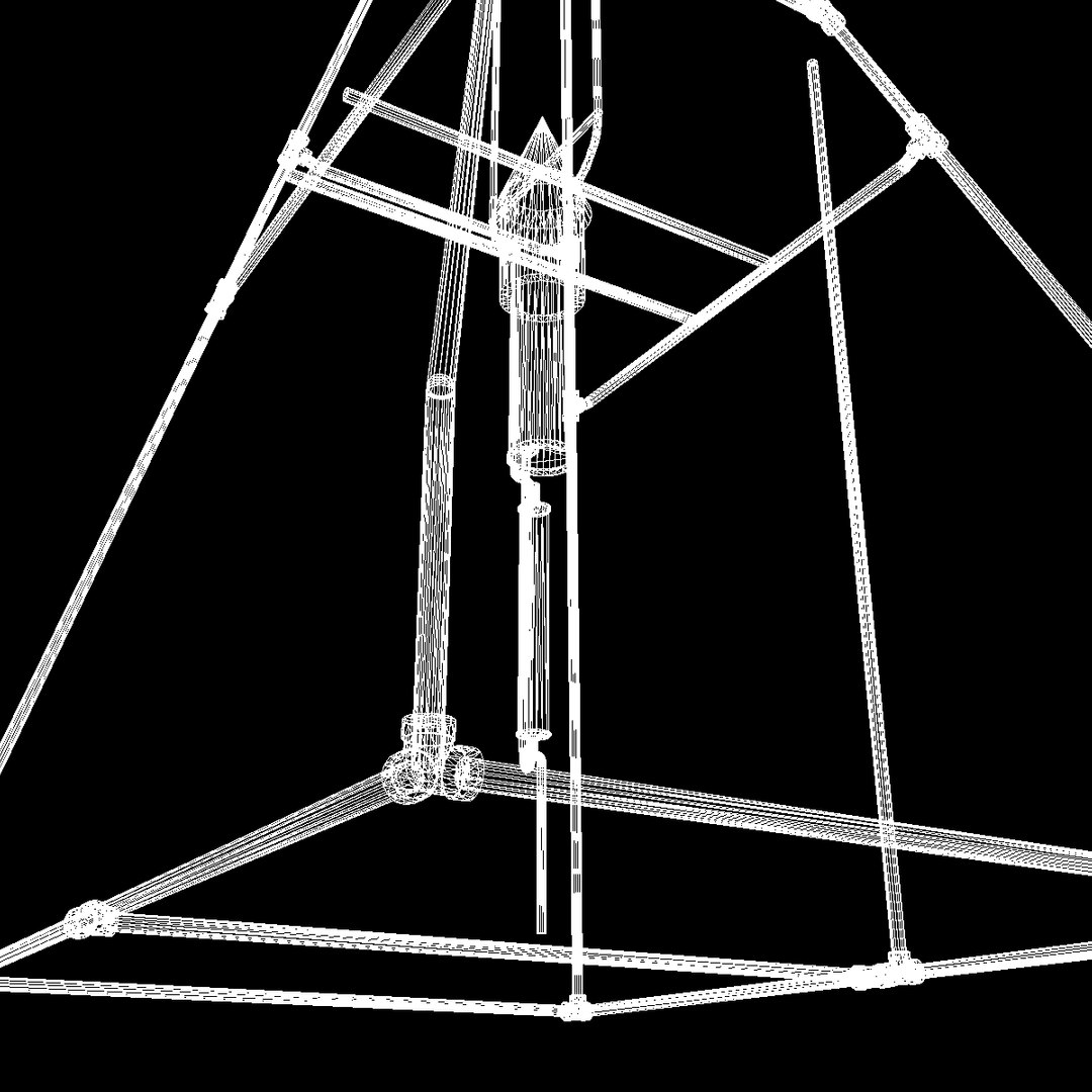 3d Model Of Rocket Robert Goddard Liquid