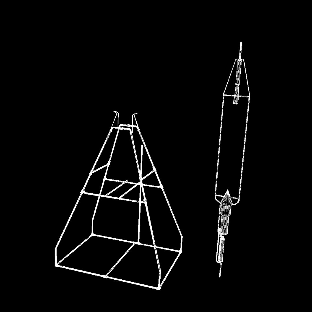 3d Model Of Rocket Robert Goddard Liquid