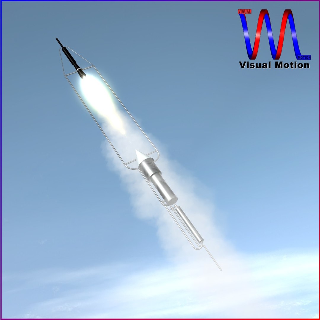 3d Model Of Rocket Robert Goddard Liquid