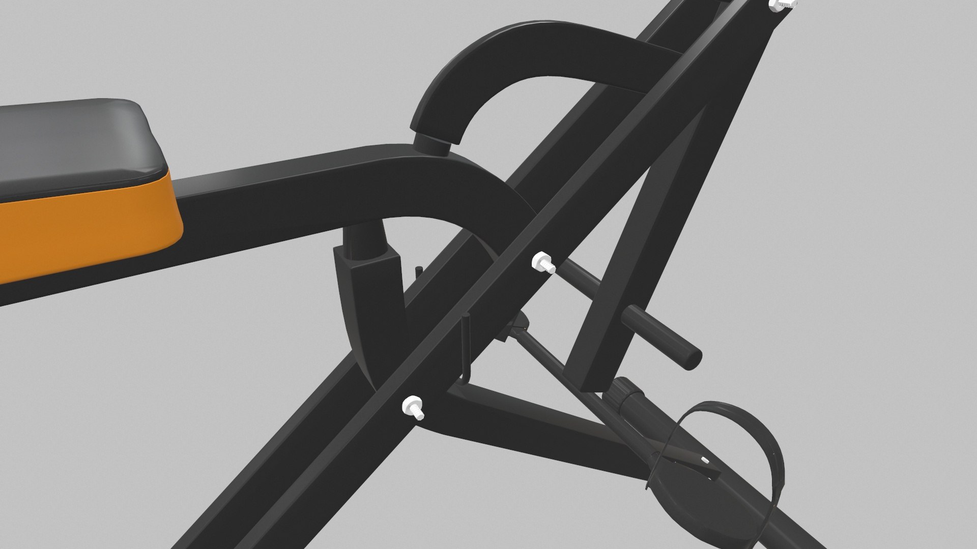 Upright Squat Machine Assist Row 3D Model - TurboSquid 2037668