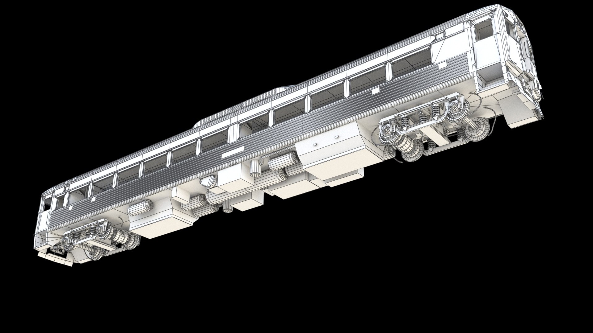 3D Budd Rail Diesel Car RDC Model - TurboSquid 2211925