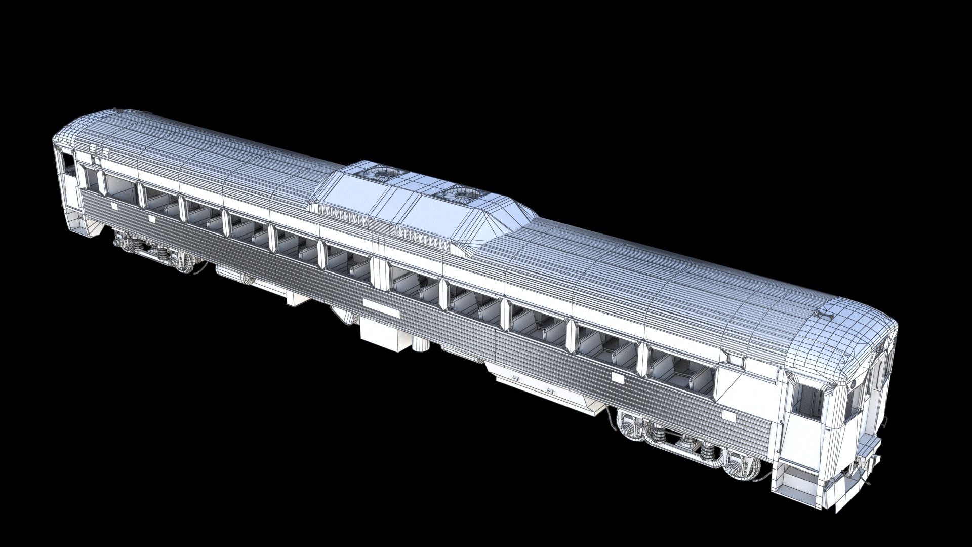 3D Budd Rail Diesel Car RDC Model - TurboSquid 2211925