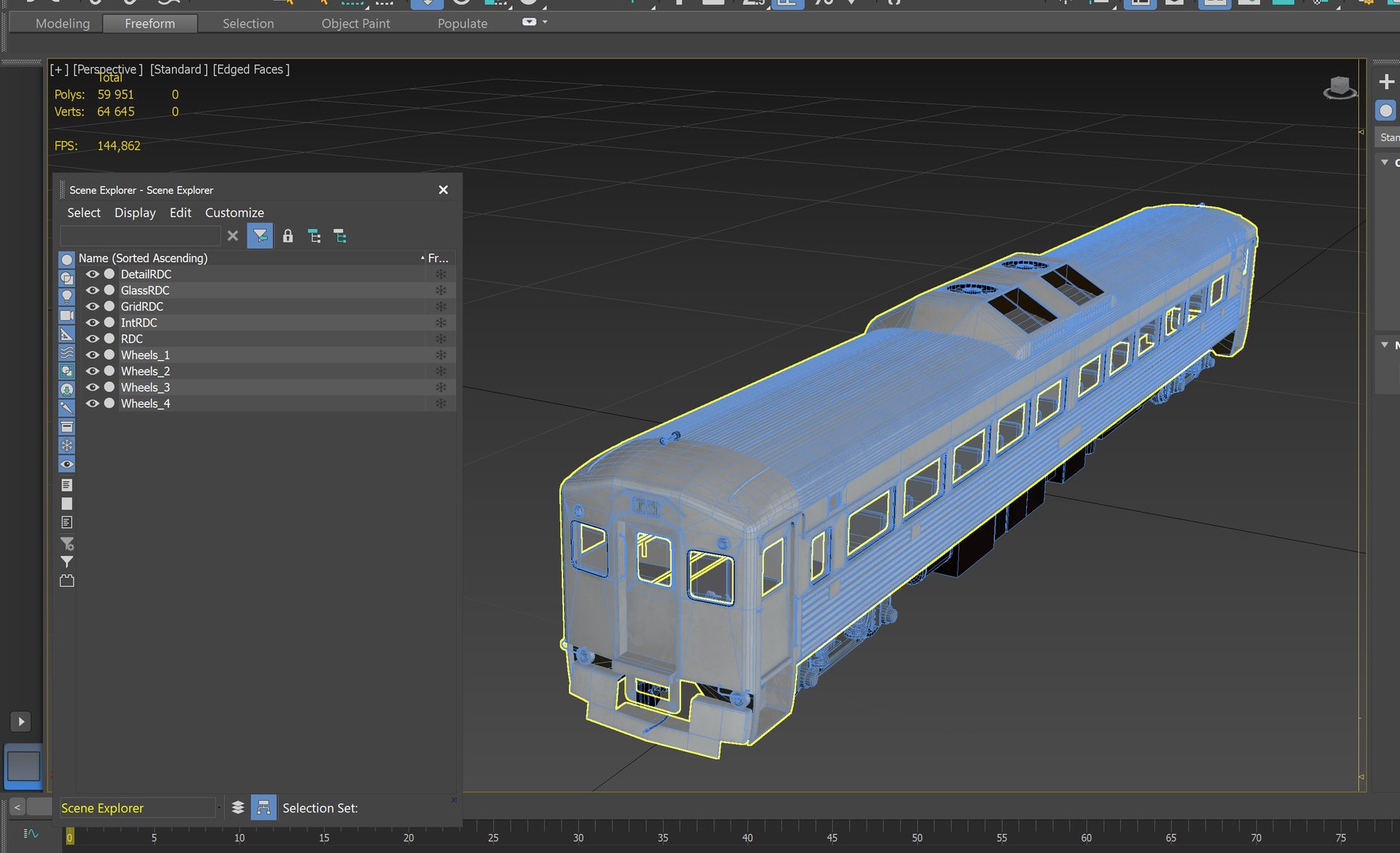 3D Budd Rail Diesel Car RDC Model - TurboSquid 2211925