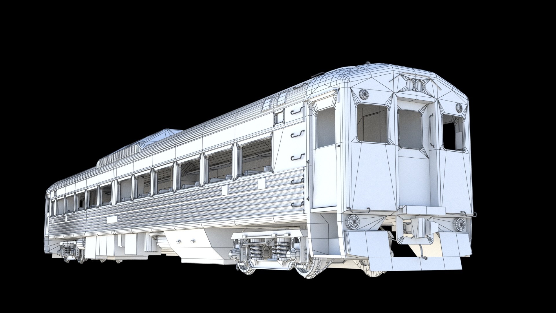 3D Budd Rail Diesel Car RDC Model - TurboSquid 2211925
