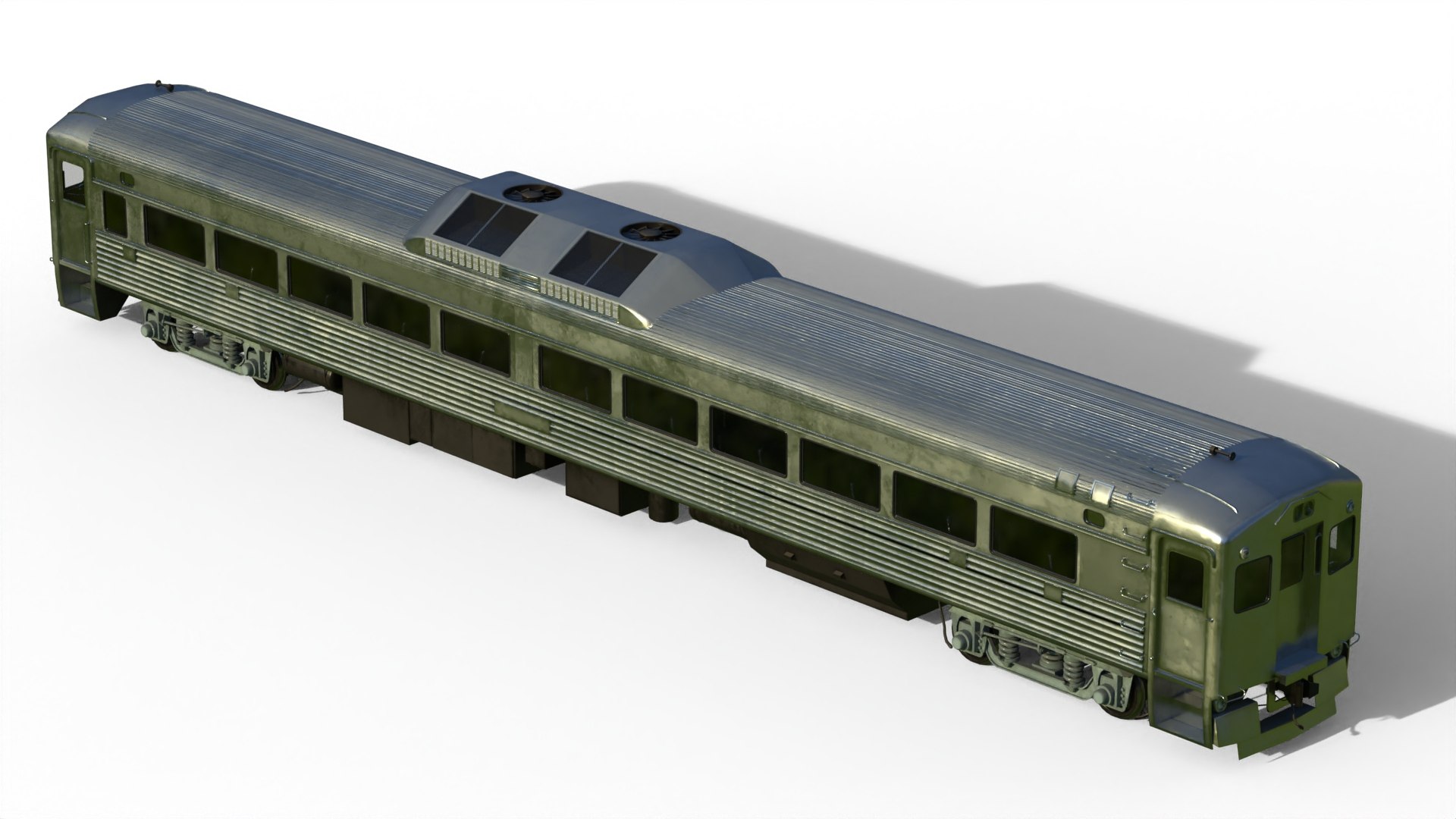 3D Budd Rail Diesel Car RDC Model - TurboSquid 2211925