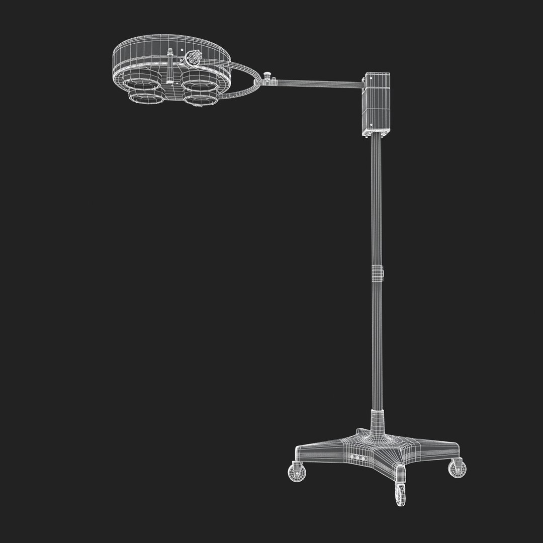3D cold light operating lamp - TurboSquid 1182615