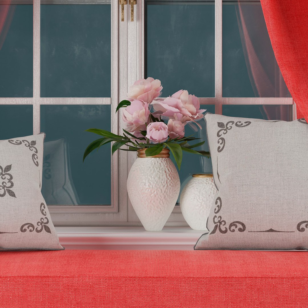 Window seat 3D - TurboSquid 1626646