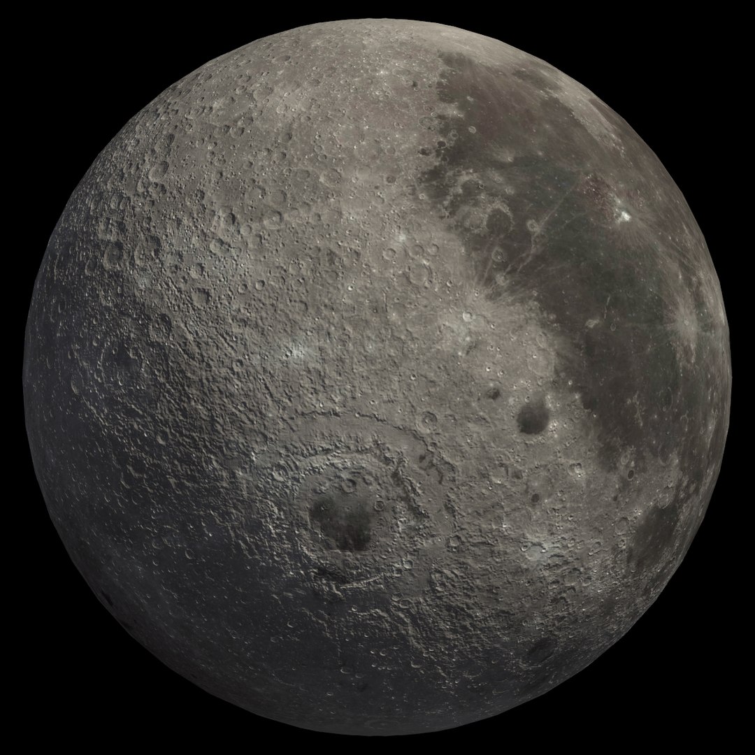 3D Moon Uv Mapped - TurboSquid 1541603