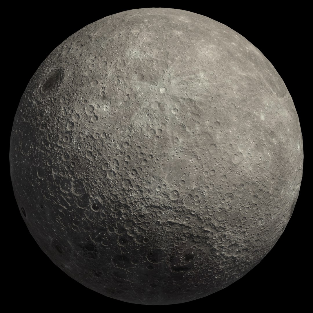 3D Moon Uv Mapped - TurboSquid 1541603