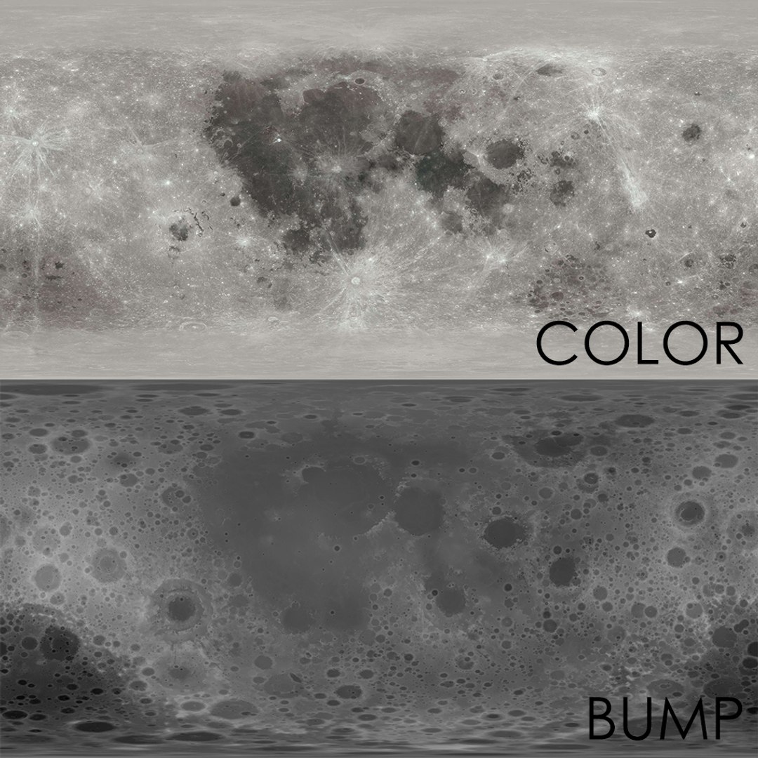 3D Moon Uv Mapped - TurboSquid 1541603