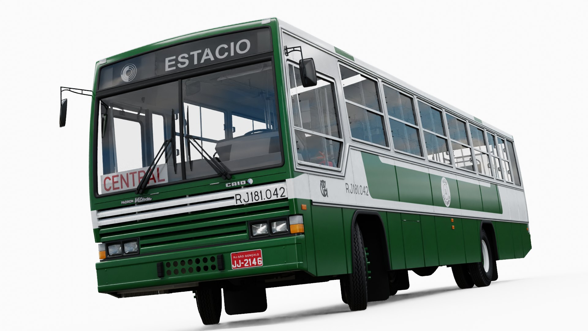 1990 Caio Padron Vitoria Galo Branco MB OF-1318 3D Model - TurboSquid ...