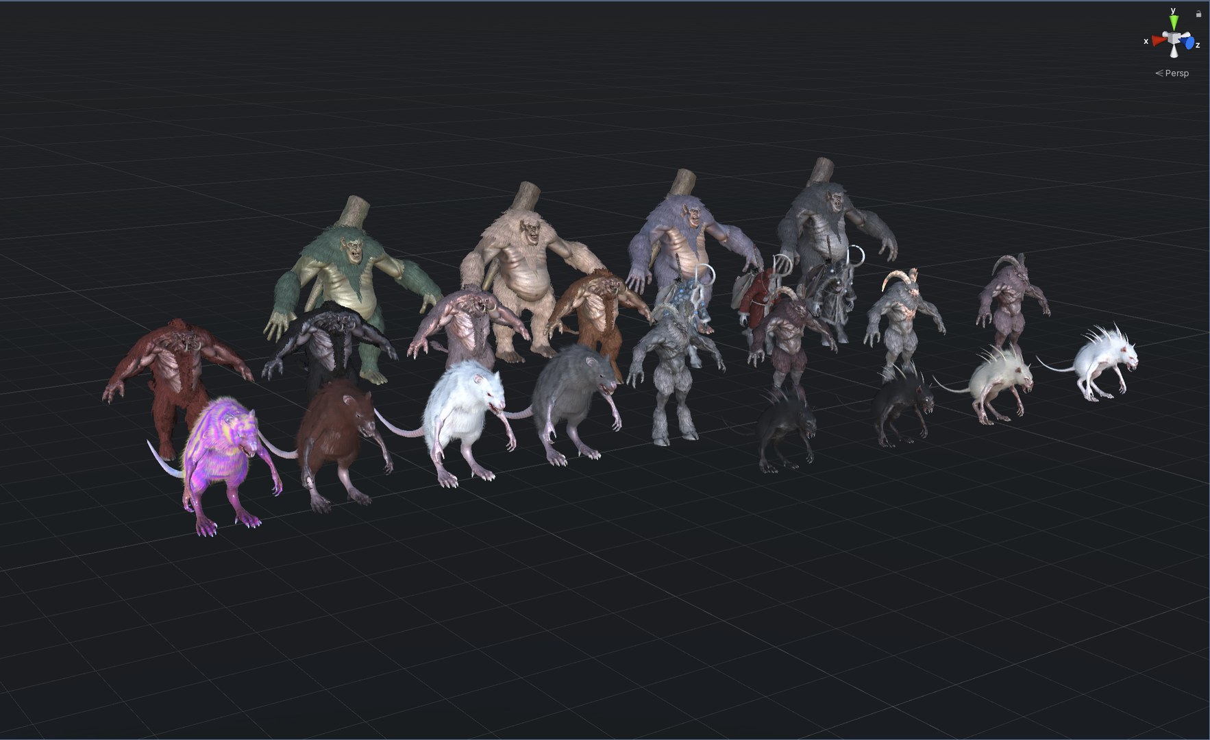 3D Legendary Mythical Monsters Pack Collection - TurboSquid 2086223