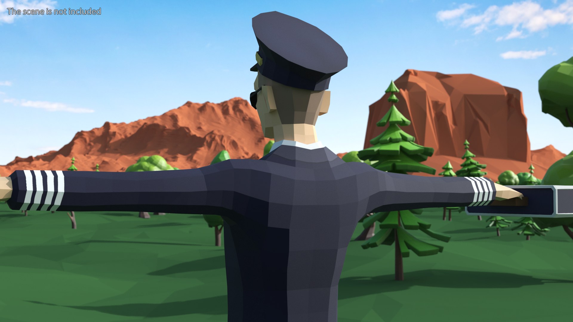 3D Pilot Low Poly Rigged Model - TurboSquid 2191971