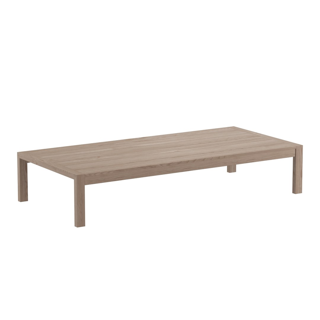 AEGEAN TEAK RECTANGULAR COFFEE TABLE 3D Model - TurboSquid 2265299