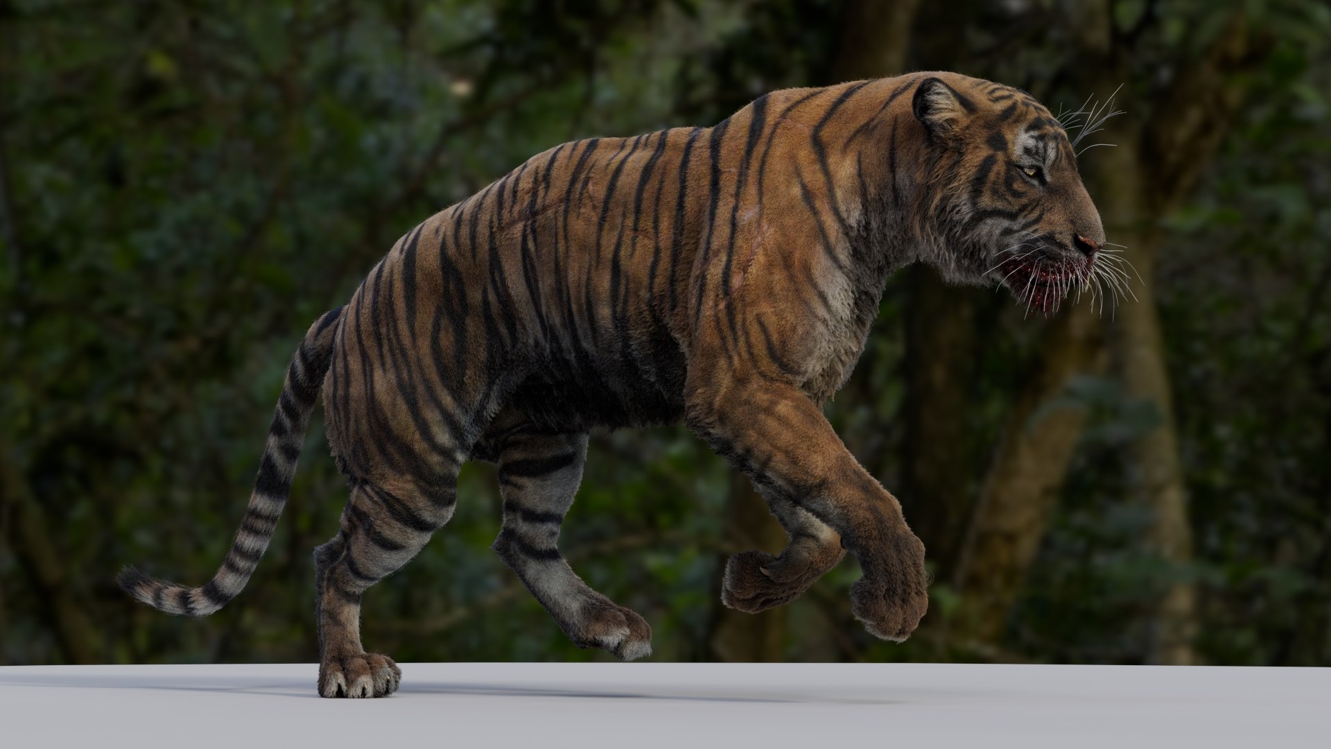 Tiger RIGGED model - TurboSquid 2178155