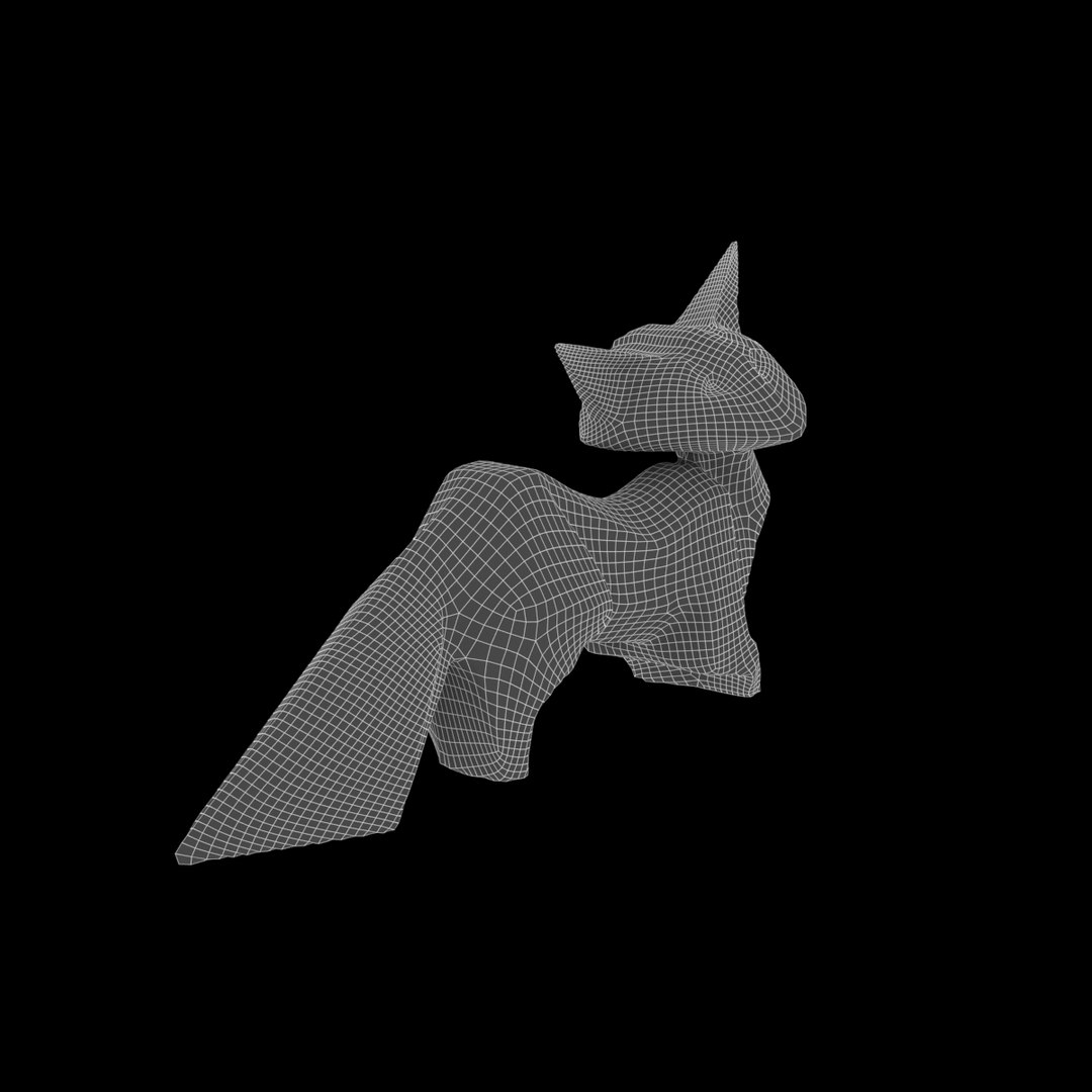 Figurine Fox 3D Model - TurboSquid 1202061