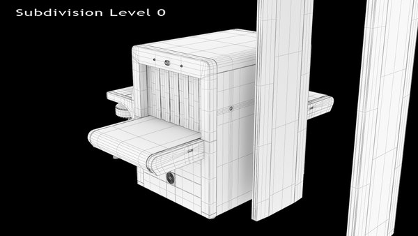 3D Airport Security Checkpoint PBR model - TurboSquid 1755785