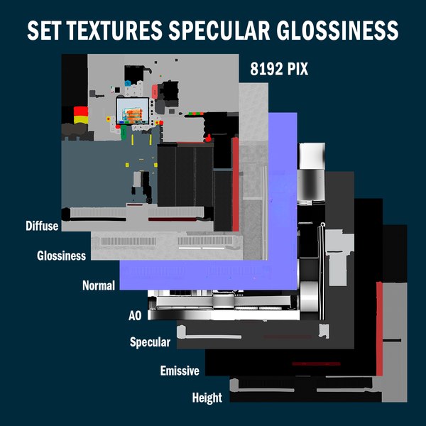 3D Airport Security Checkpoint PBR model - TurboSquid 1755785