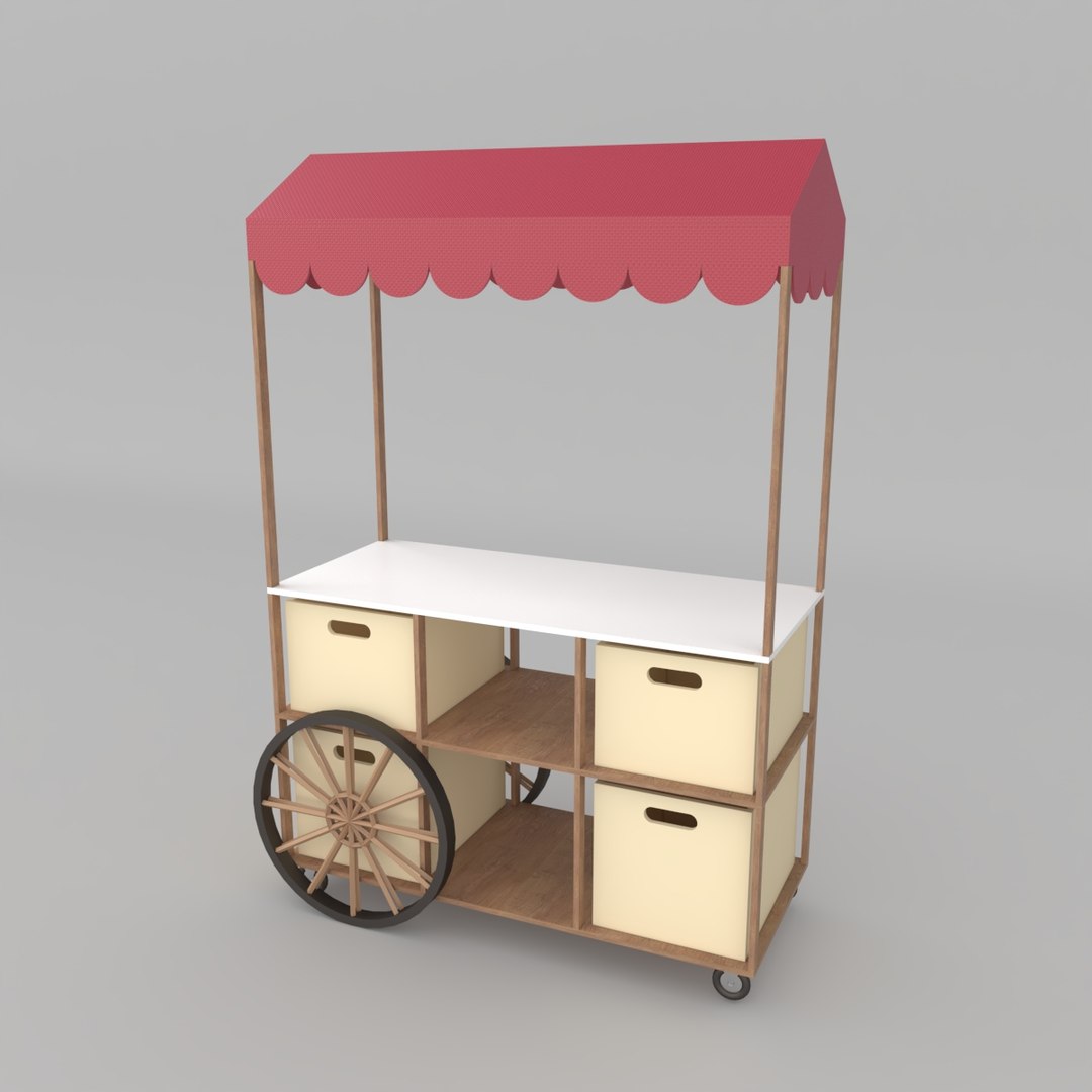 3D Toll Booth With Wheels - TurboSquid 2170239