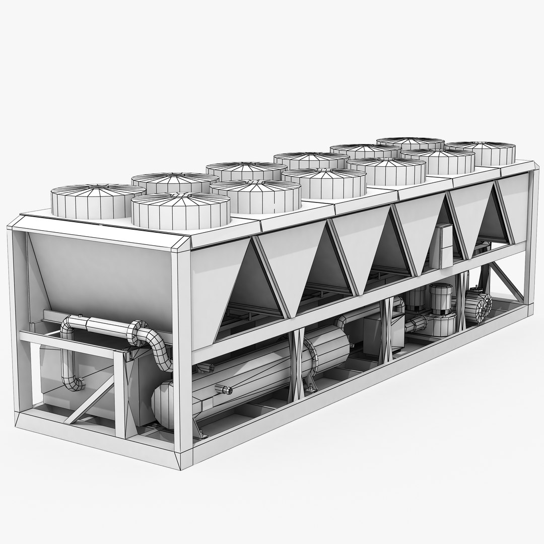 Industrial Hvac Unit Ac Model - TurboSquid 1262571