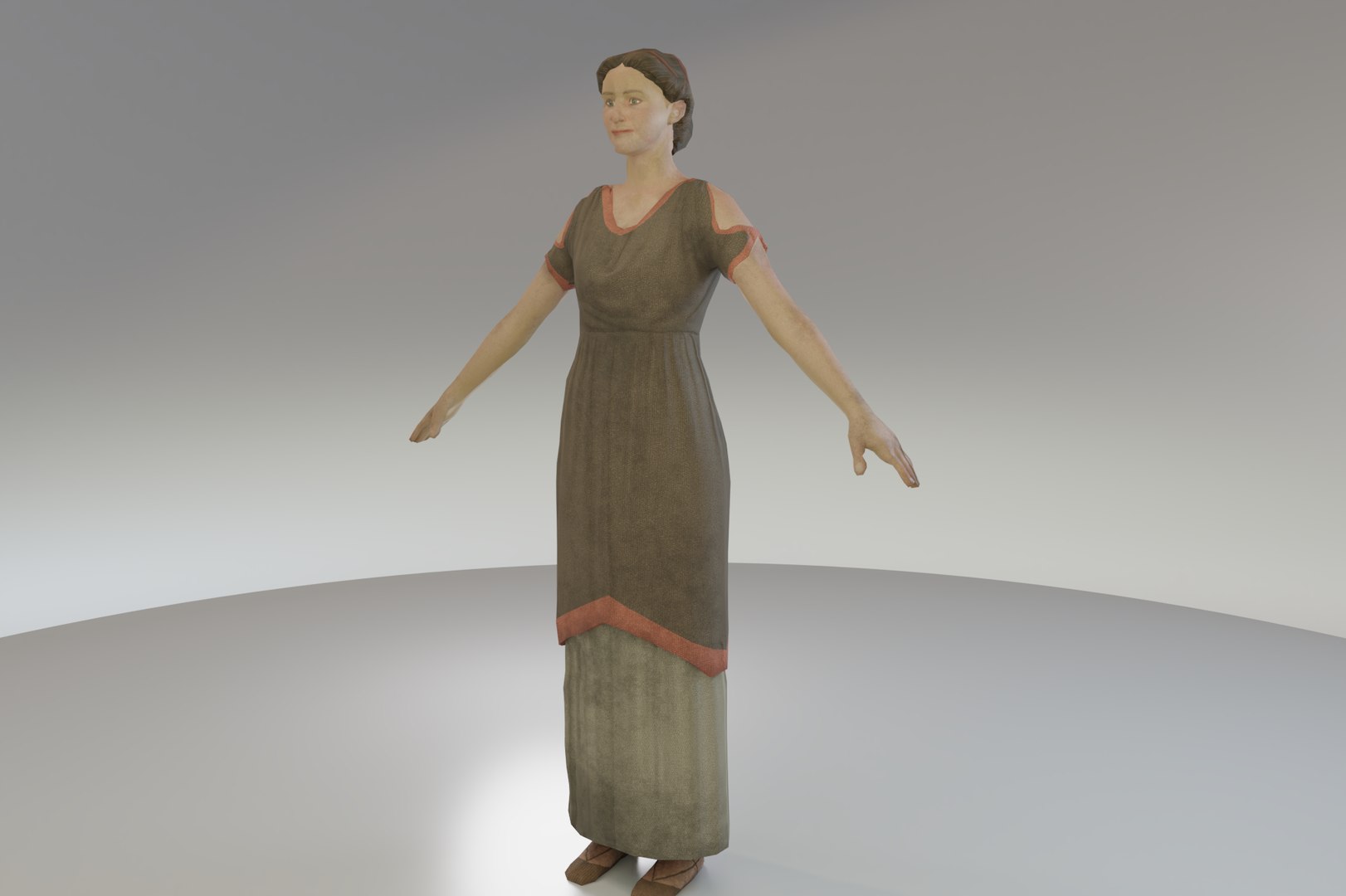Rigged Roman Peasant Woman 3D Model - TurboSquid 1811268