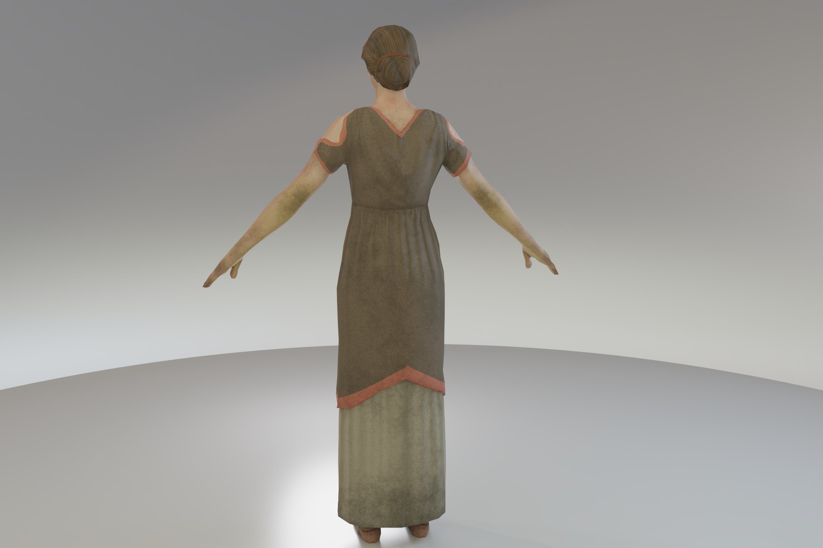 Rigged Roman Peasant Woman 3D Model - TurboSquid 1811268