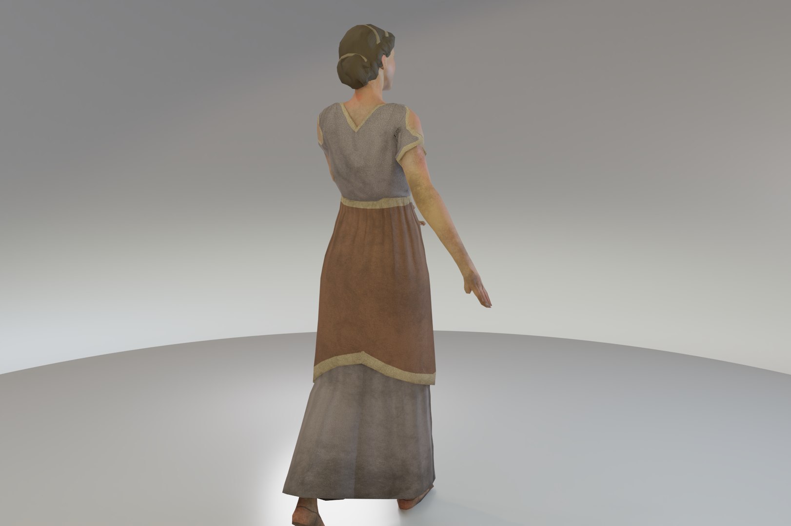 Rigged Roman Peasant Woman 3D Model - TurboSquid 1811268