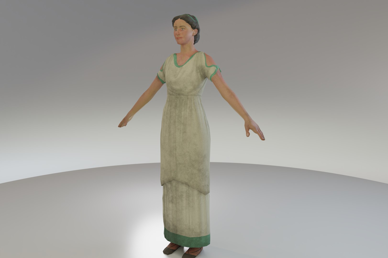 Rigged Roman Peasant Woman 3D Model - TurboSquid 1811268
