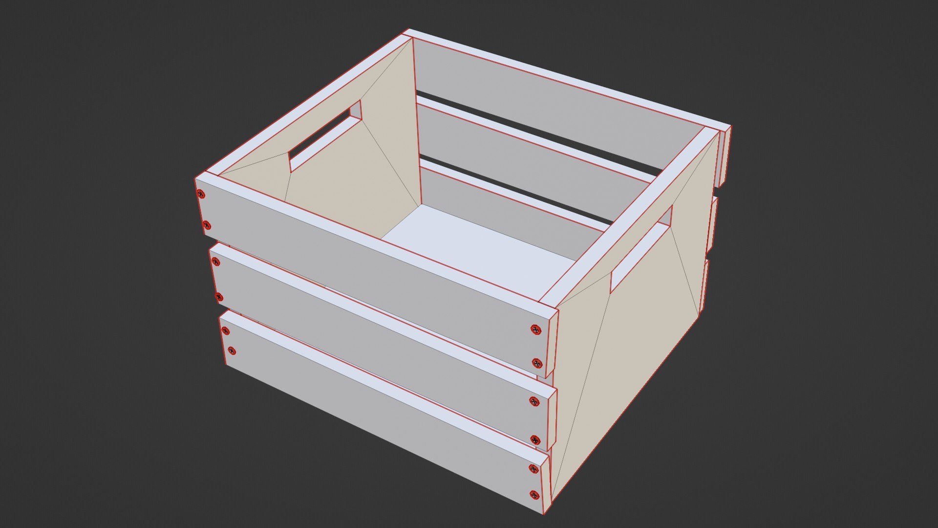 3D Wood Packing Box - TurboSquid 2146230