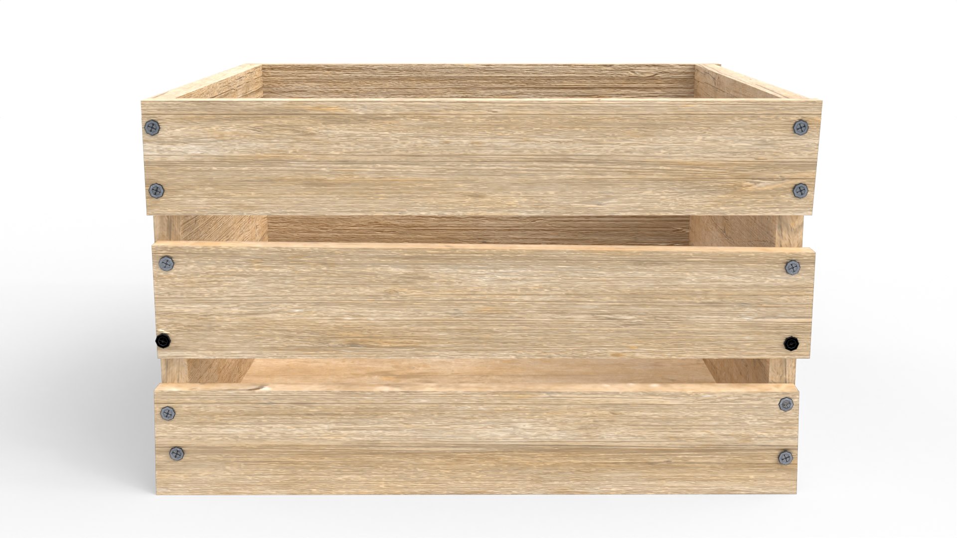 3D Wood Packing Box - TurboSquid 2146230