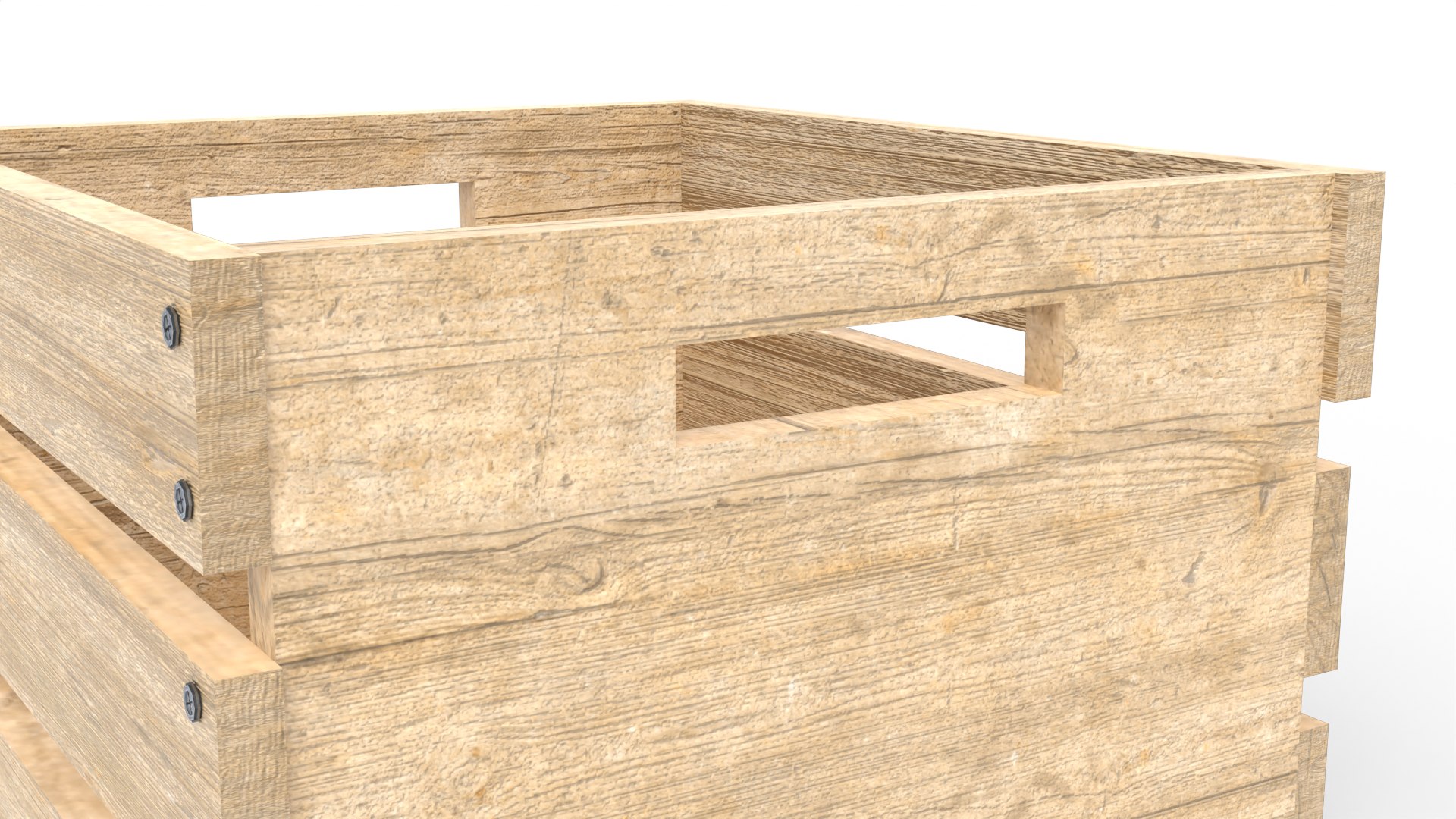 3D Wood Packing Box - TurboSquid 2146230