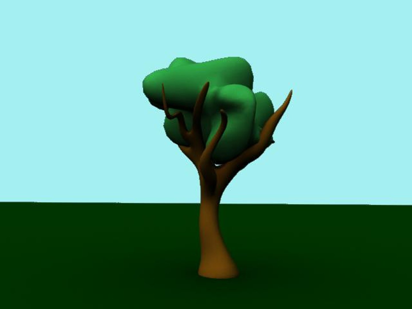 3ds max cartoon tree